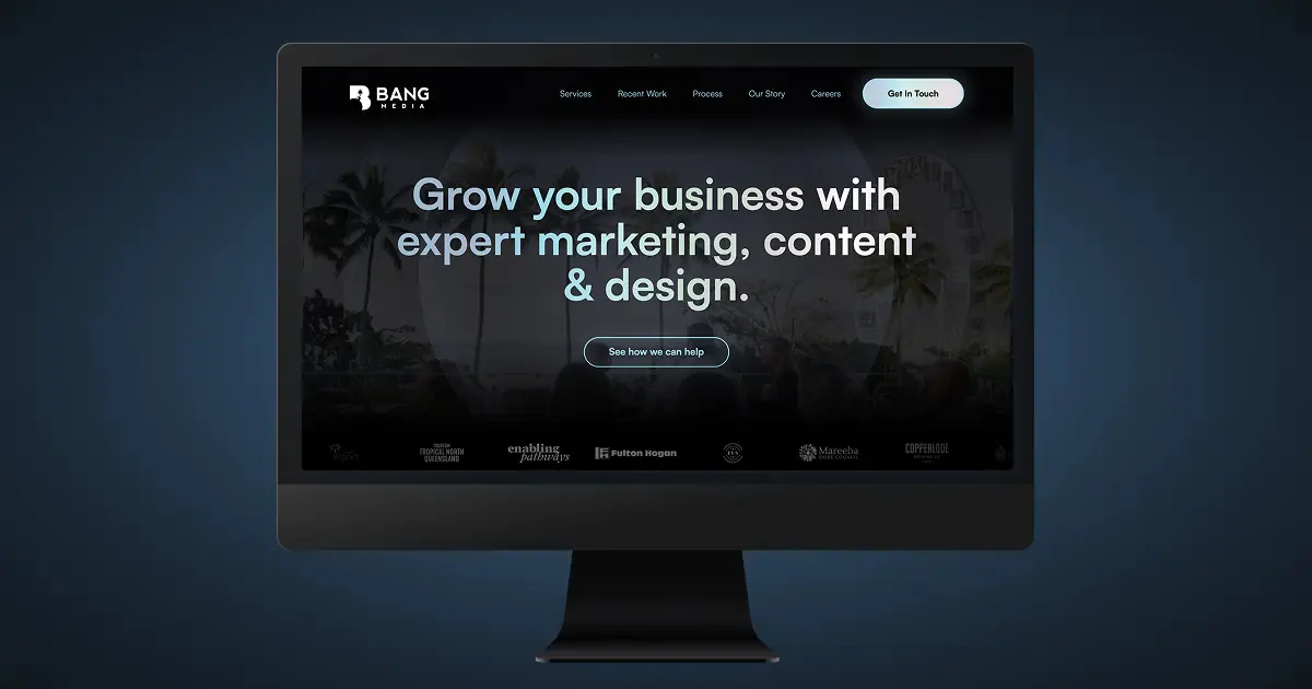 Marketing, Websites, Logo Design & Videography Cairns | Bang Media