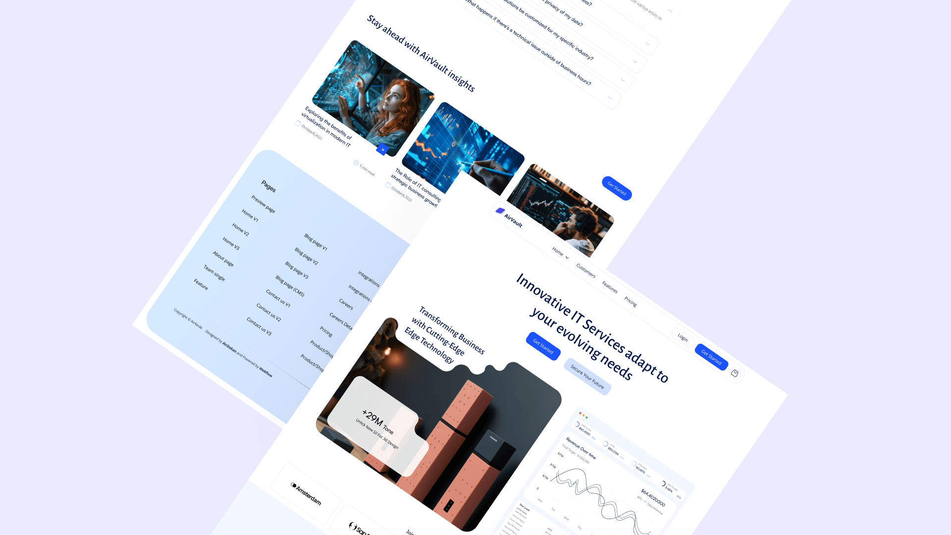 Transparency Register - AirVault- Webflow Ecommerce website template