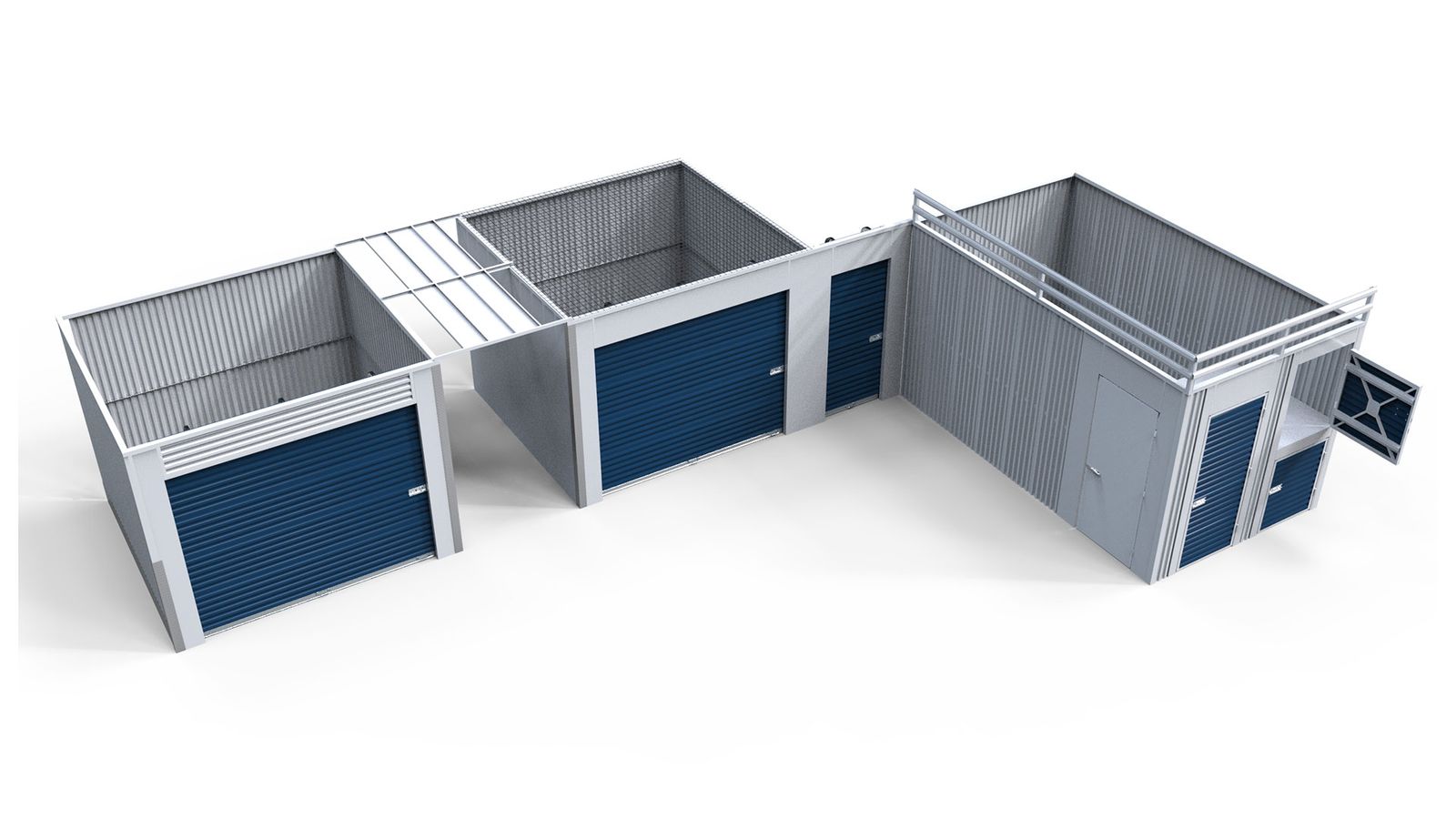 Self Storage Unit Doors - Steel Roll Up Doors | SteelBlue