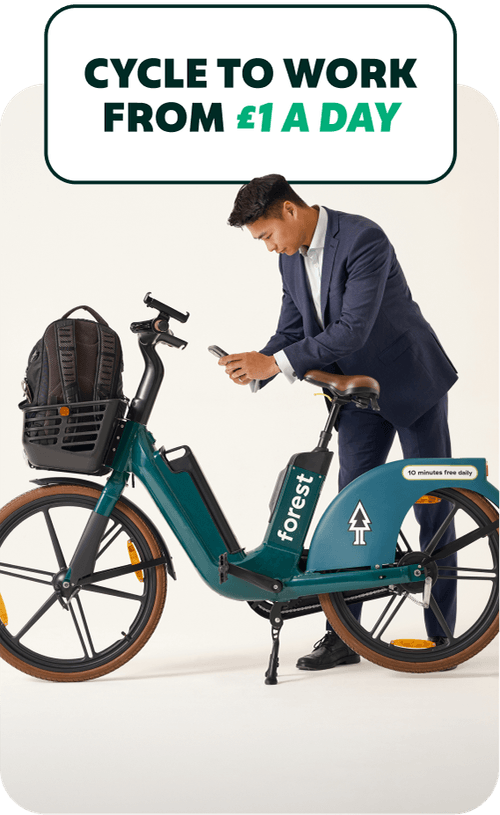 Forest Bikes | shared ebikes that look like trees