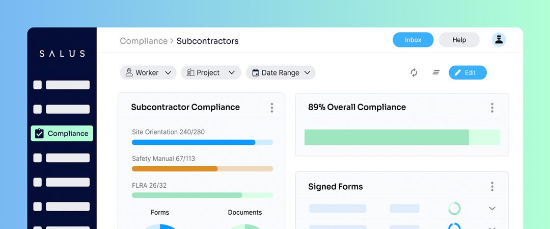 Subcontractor Safety Management Portal | SALUS Construction Safety Software