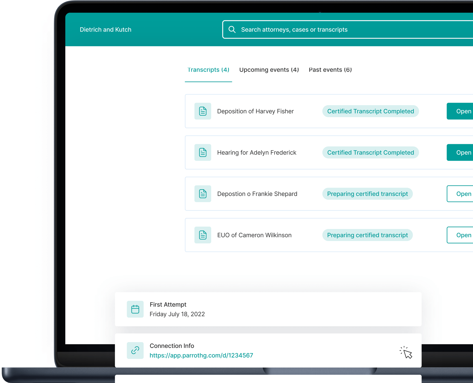 Parrot – Depositions
