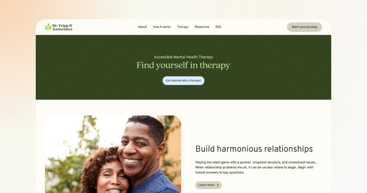 Mental Health Therapy Services | Dr. Tripp & Associates