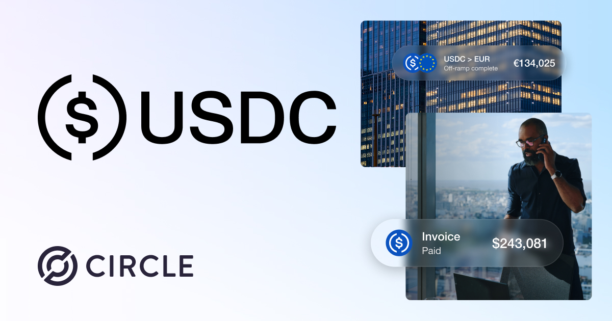 USDC | Powering global finance. Issued by Circle.