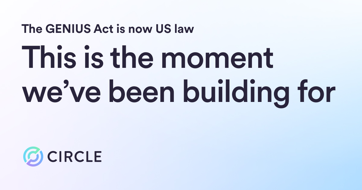GENIUS Act: U.S. Stablecoin Law | Circle & USDC Compliance