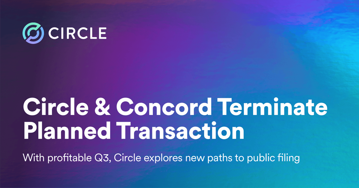 Circle & Concord Acquisition Corp to End Proposed Business Combination