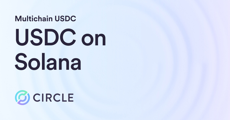 USDC on Solana | Use USDC on the Solana Blockchain