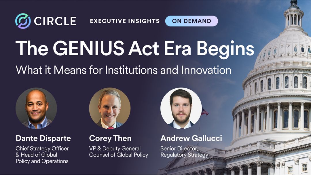 GENIUS Act: U.S. Stablecoin Law | Circle & USDC Compliance | Circle