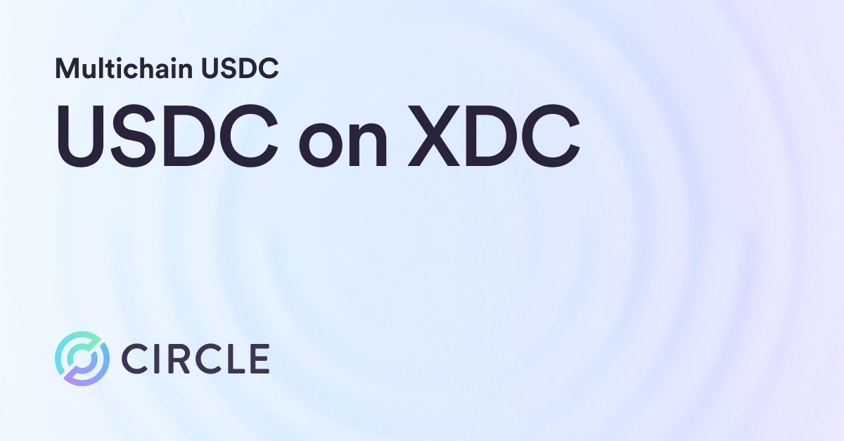 USDC on XDC | Use USDC on XDC