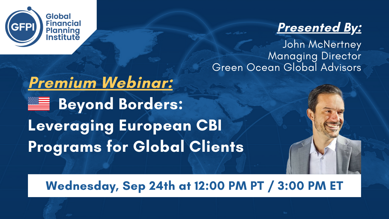 Beyond Borders: Leveraging European CBI Programs for Global Clients