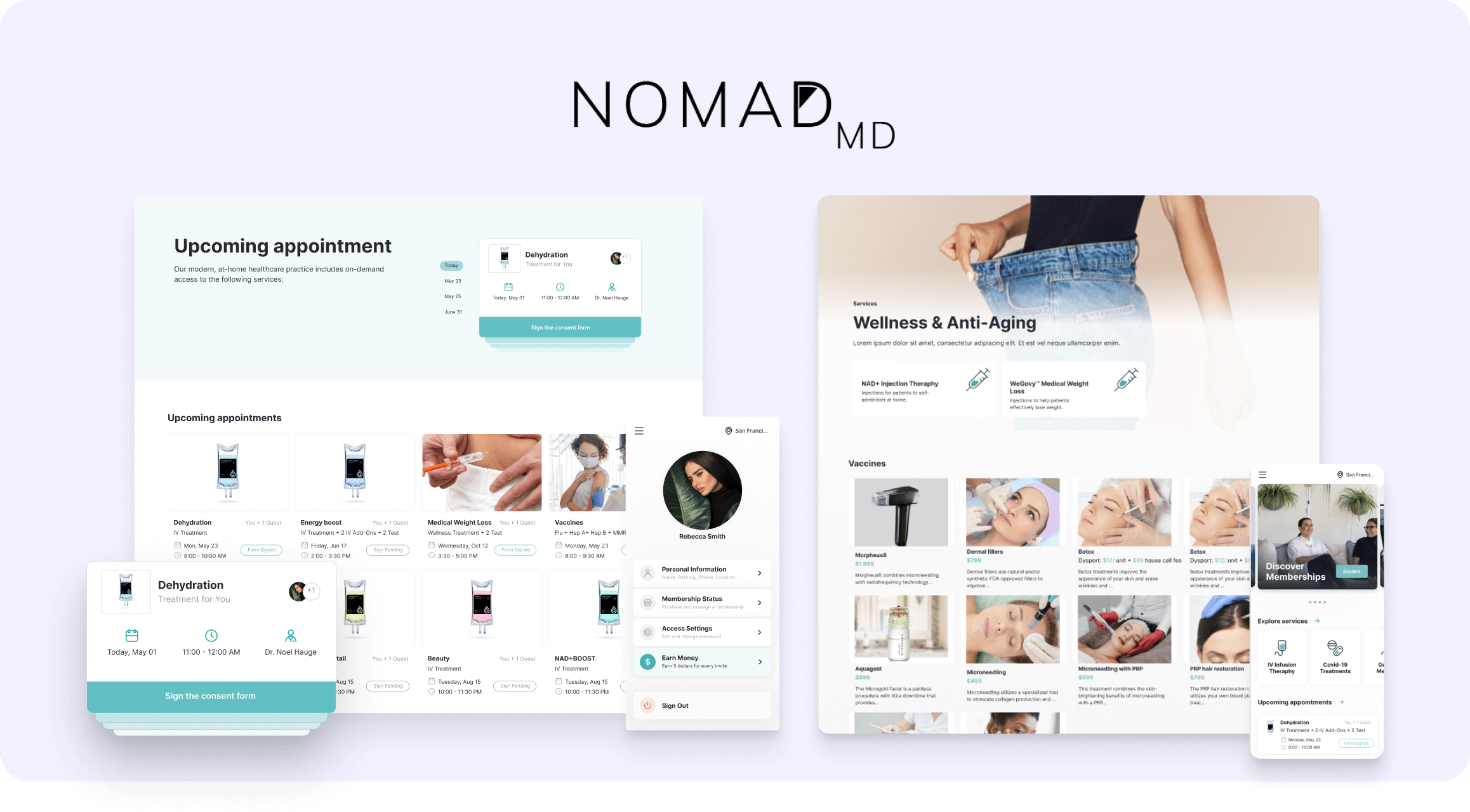 Mobile IV Therapy Software | NomadMD — Nomad Medical Platform