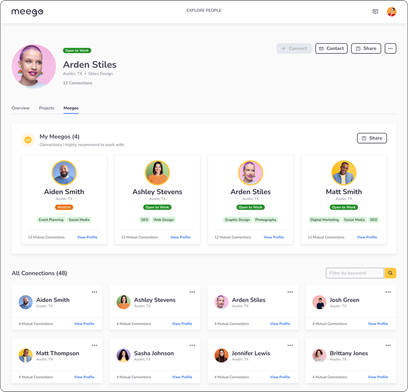 Meego - Unlock the Power of Streamlined Warm Referrals