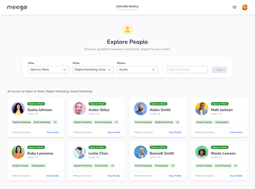 Meego - Networking Made Easy! Grow Your Network and Share Premium ...
