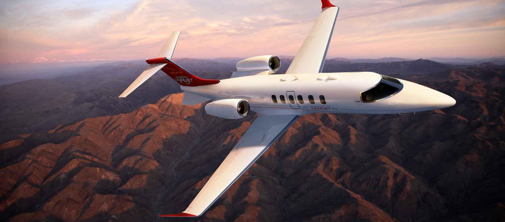 Learjet 70 | Specs, Range & Charter Rates | Jettly