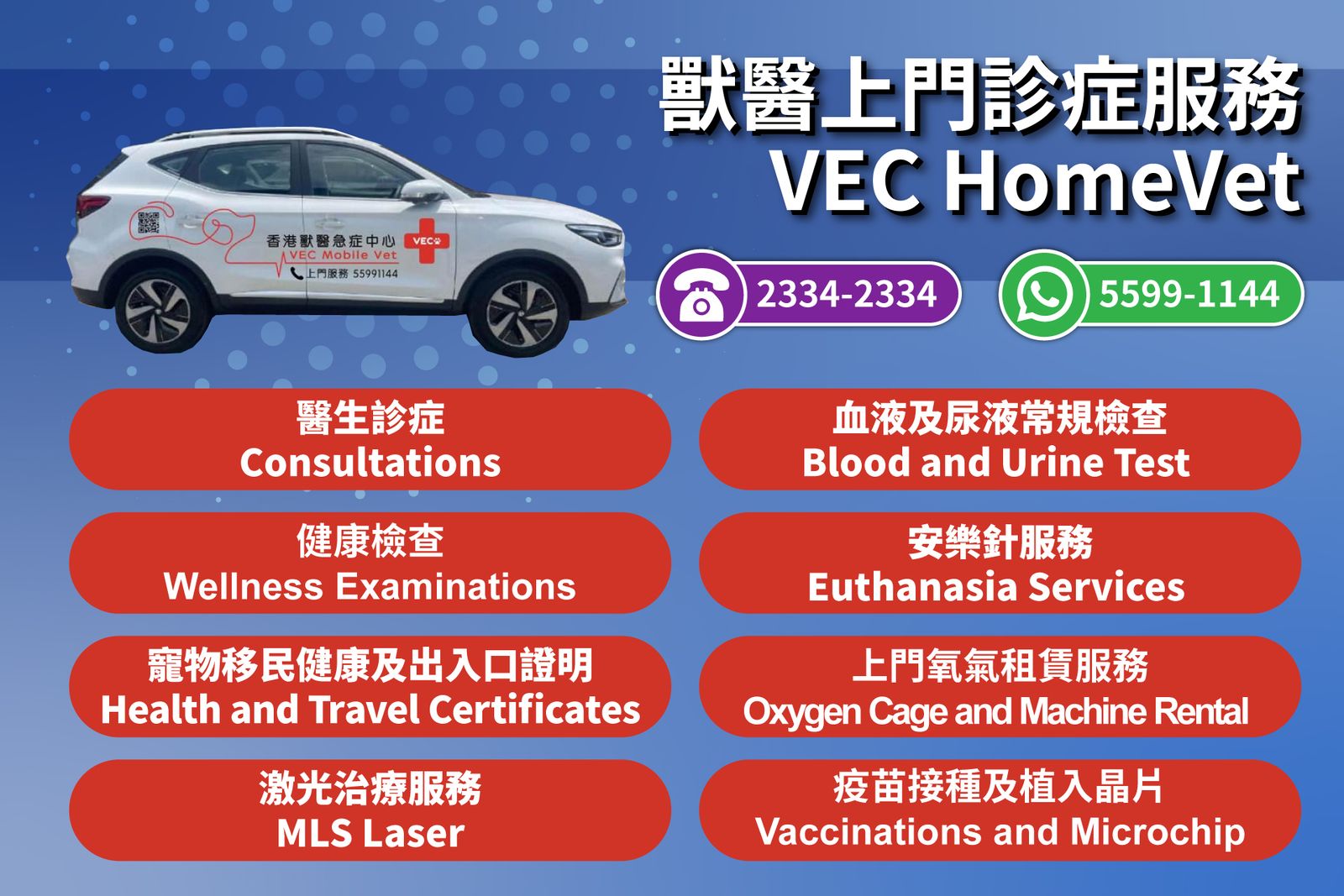 Veterinary Emergency Centre | Hong Kong Vet Clinic | VEC