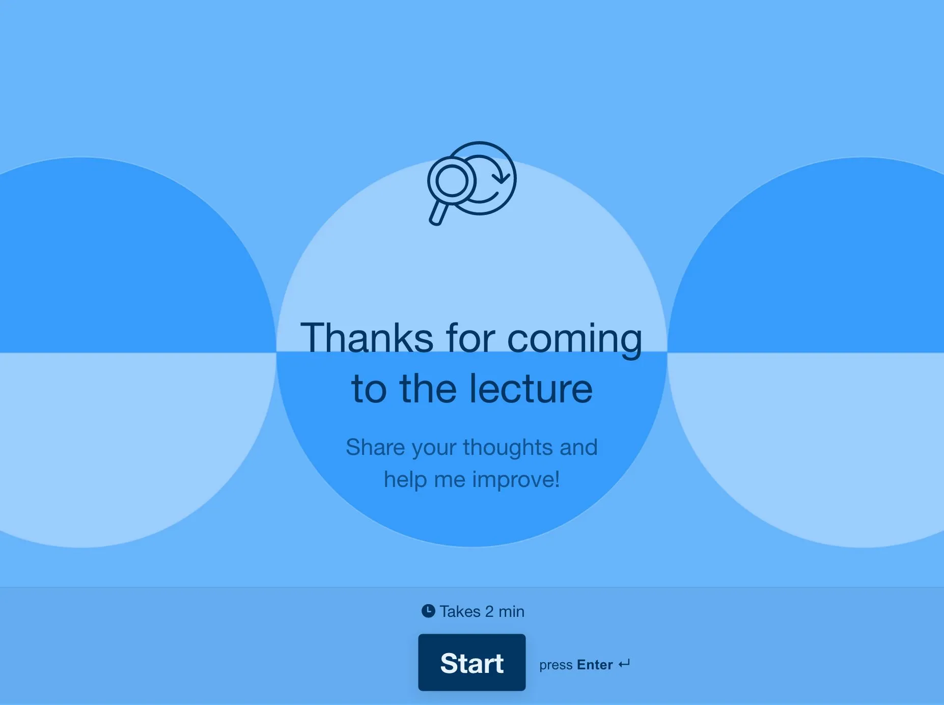 Lecture Evaluation Form Template