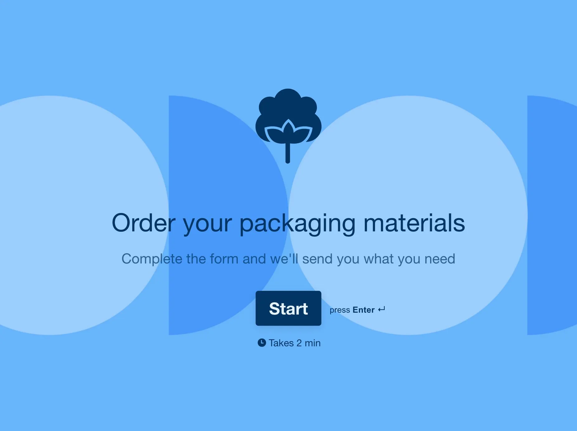 Material Order Form Template