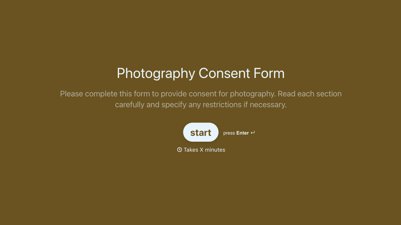 Photo & Image Upload Form Template