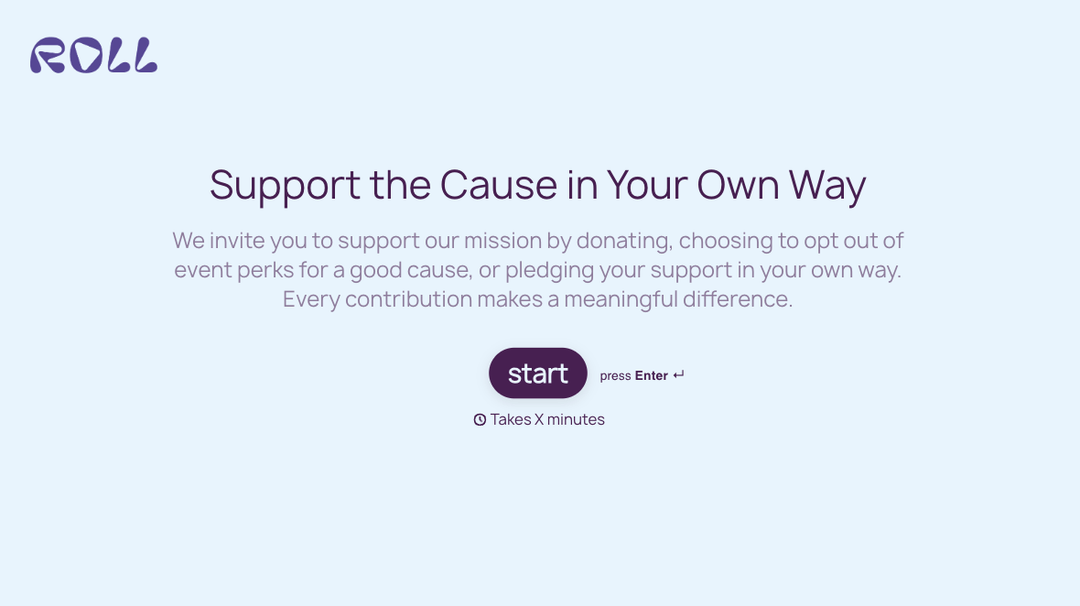 Contribution Form Template