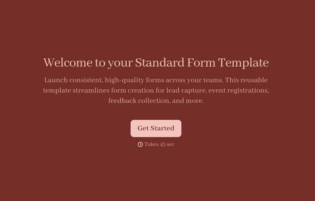 KYC Form Template