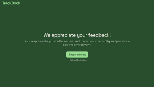 School Climate Survey Form Template
