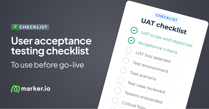 The User Acceptance Testing Checklist (2026)