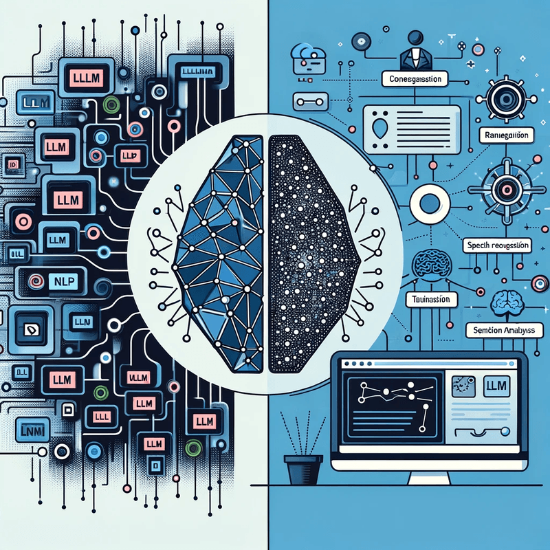 NLP & LLM, what does it mean and what are the differences?