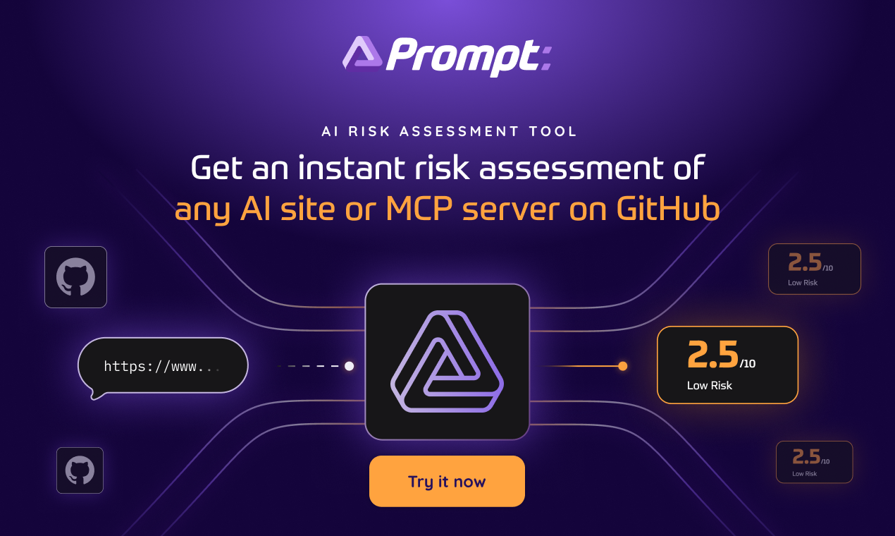 Prompt Security's AI Risk Assessment Tool | AI Sites, Apps and MCP Servers