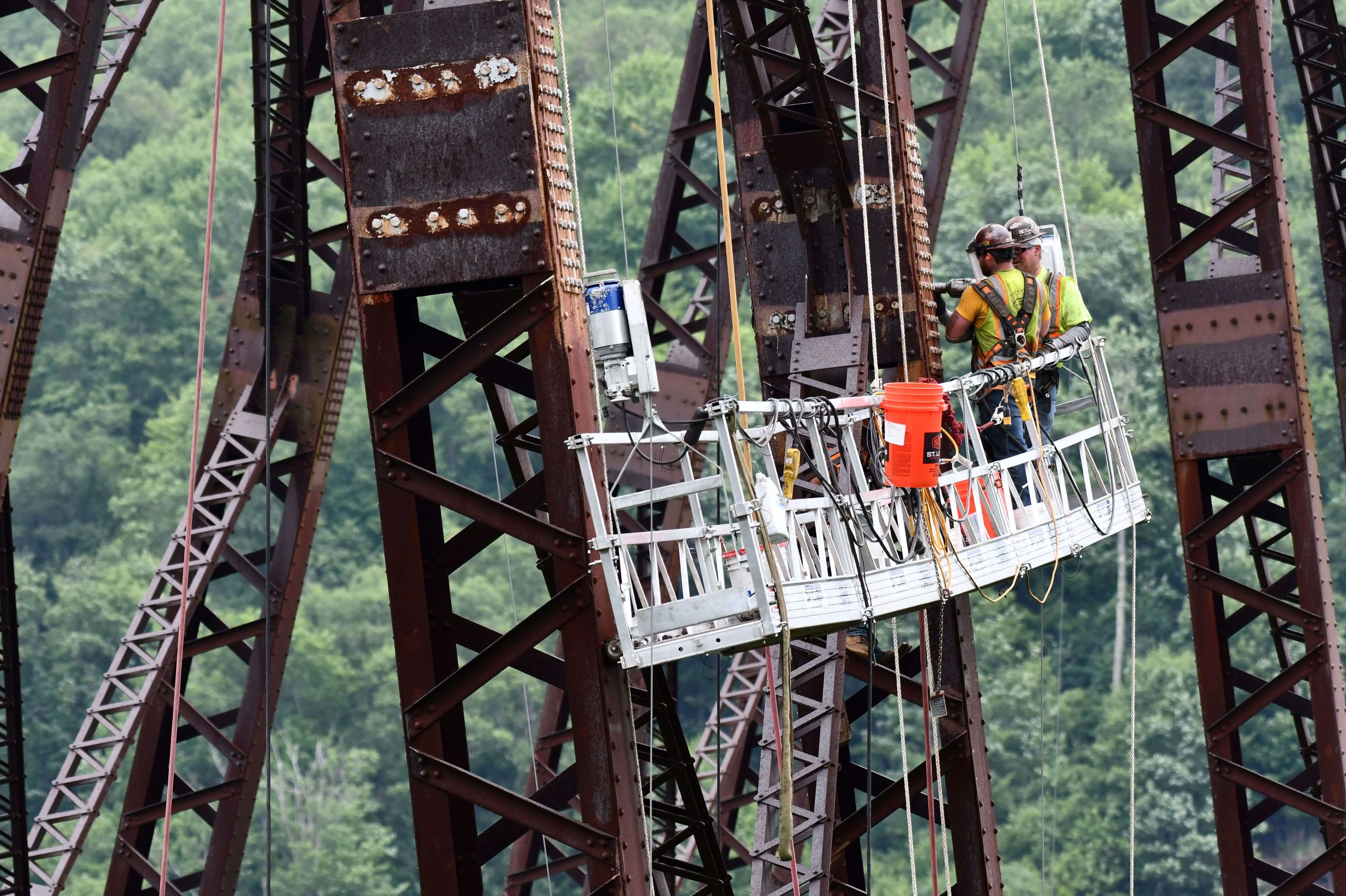 Kinzua Gorge Overlook Bridge Repairs | Advantage Steel & Construction