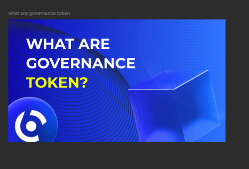 What Are Governance Tokens and How Do They Work? - Chainbased