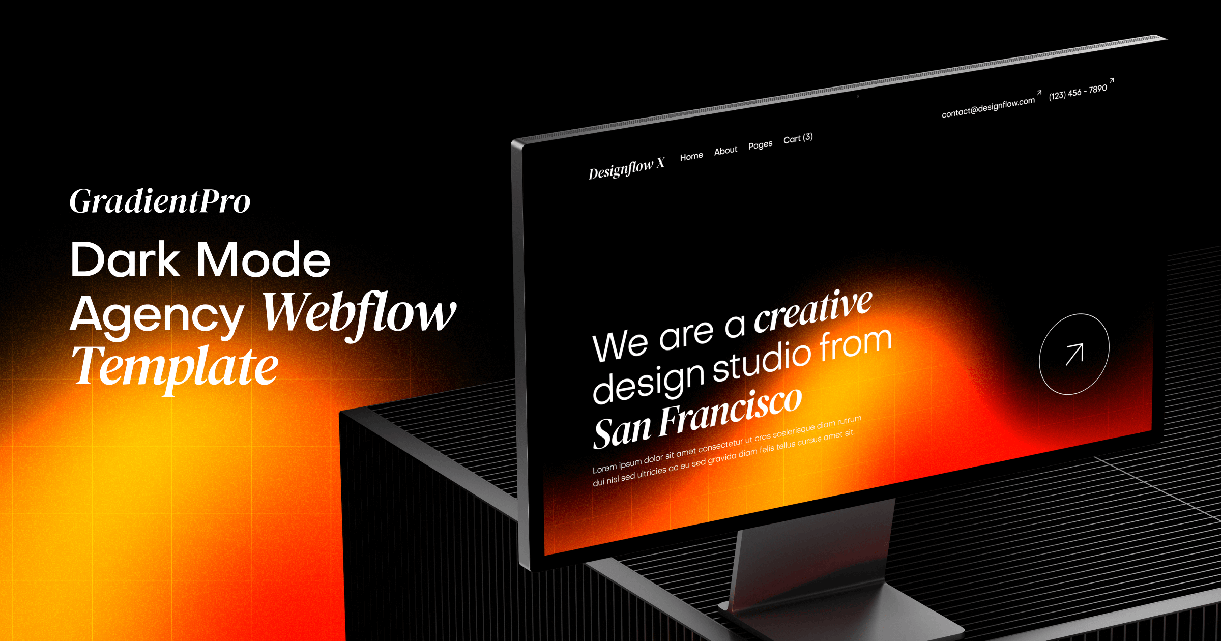 Coming Soon - GradientPro - Webflow Ecommerce website template