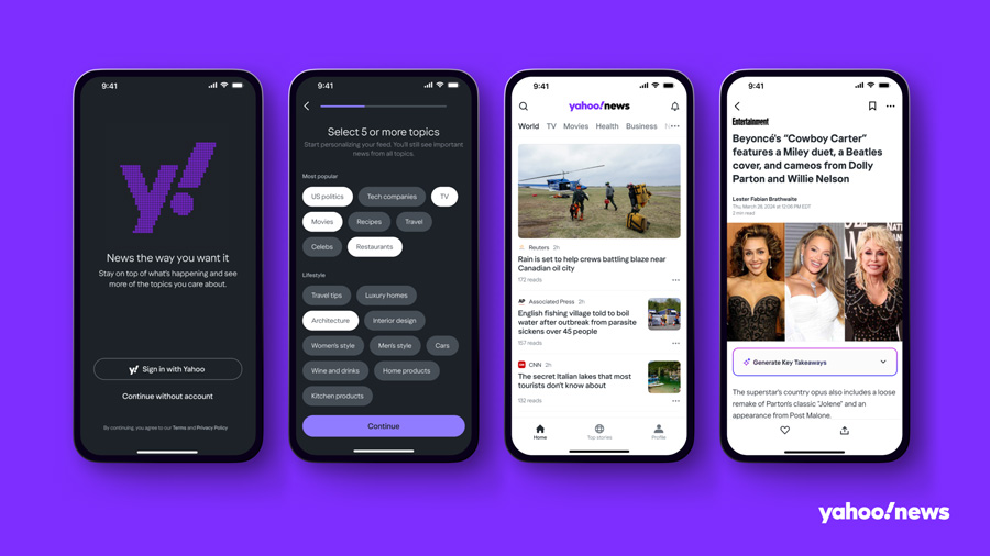 Yahoo News App Reimagined With Next-level Personalization From Artifact | Yahoo Inc.