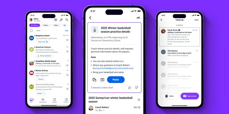 Yahoo Mail Launches a New App Experience with Mobile-First AI Features | Yahoo Inc.