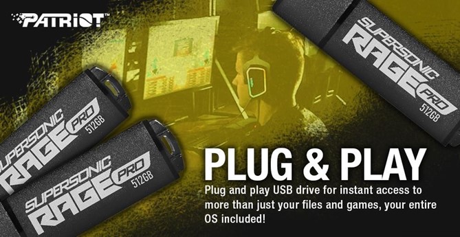 Patriot Launches Supersonic Rage Pro USB 3.2 Gen. 1 Flash Drive - News ...
