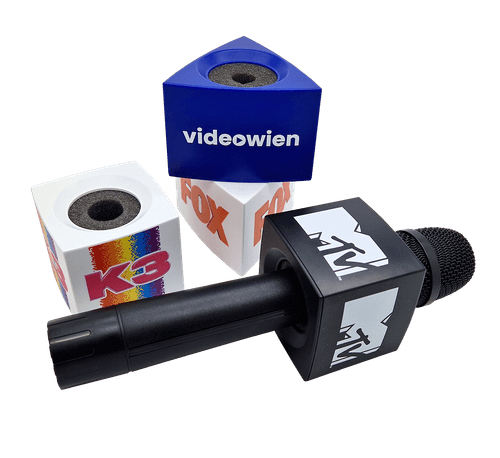 Plopkappen.nl | Branded microphone flags