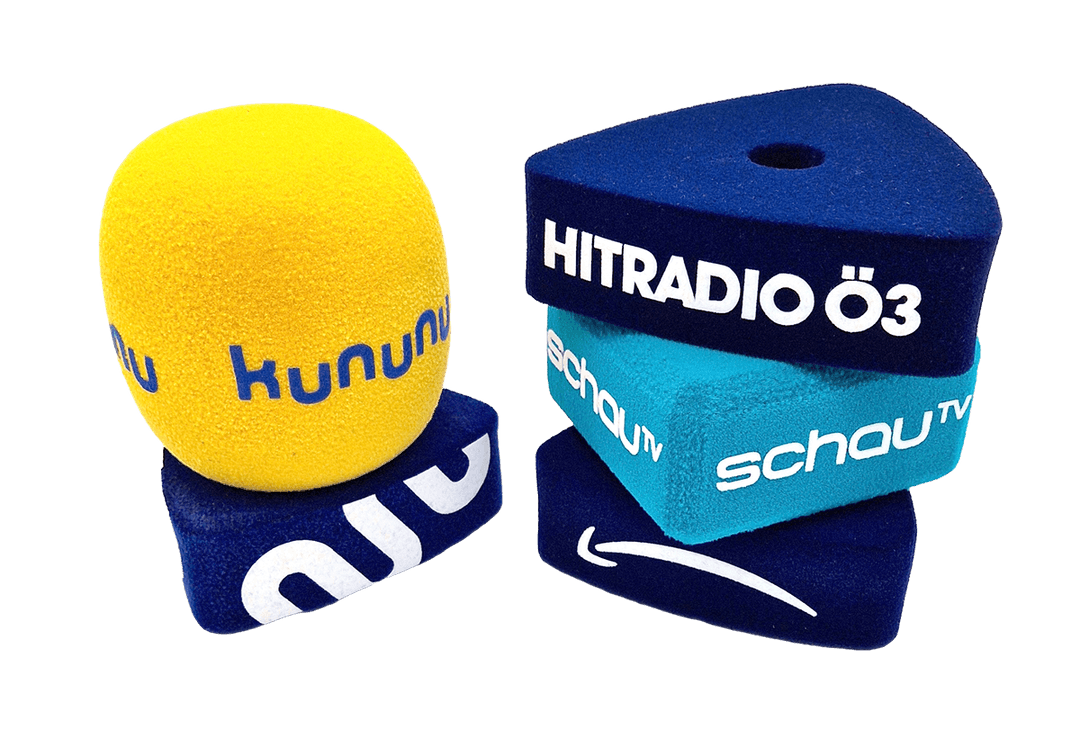 Plopkappen.nl | Branded microphone flags