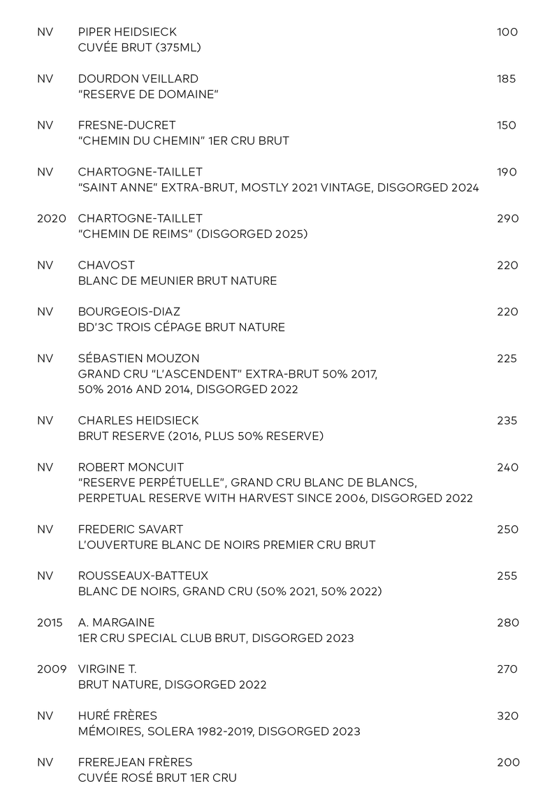 Menus