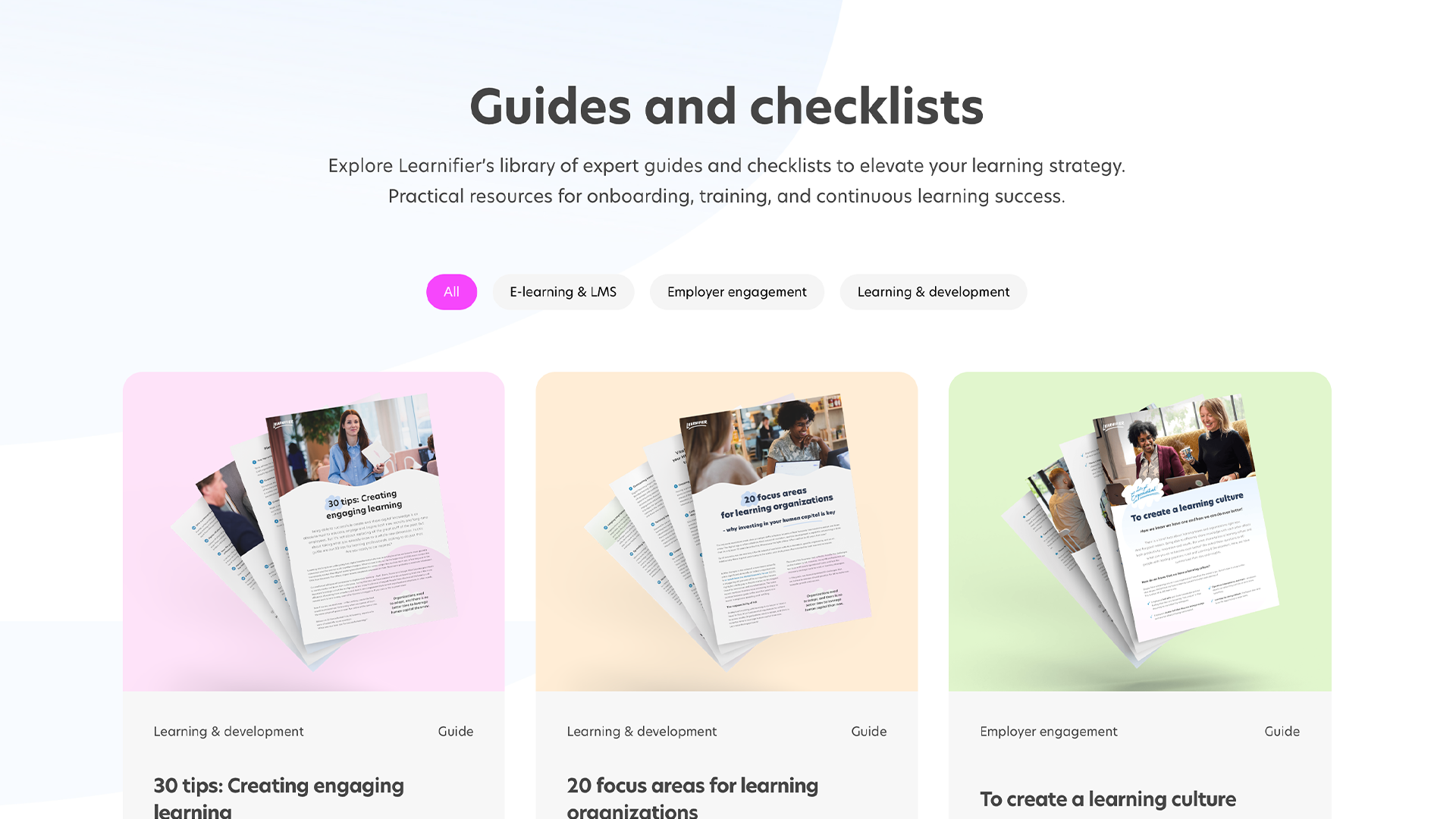 Guides & Checklisten | Learnifier