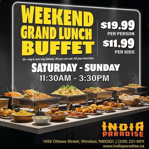 Indian Restaurant in Windsor | India Paradise Restaurant