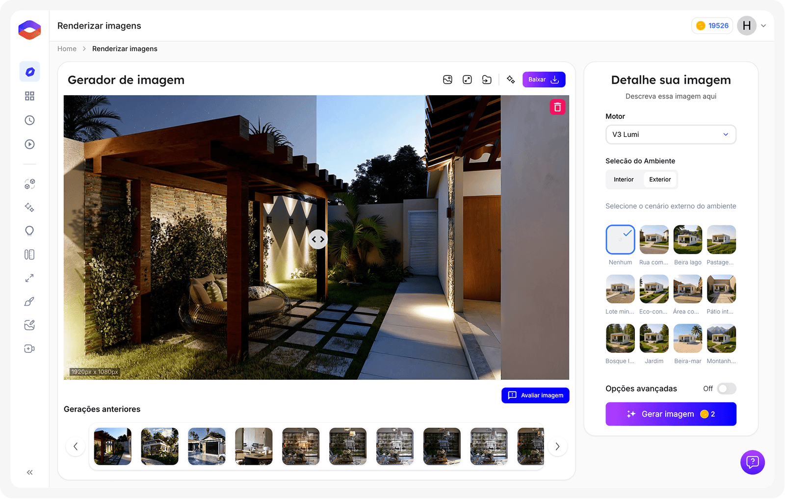 Render AI-powered images in seconds with fidelity quality