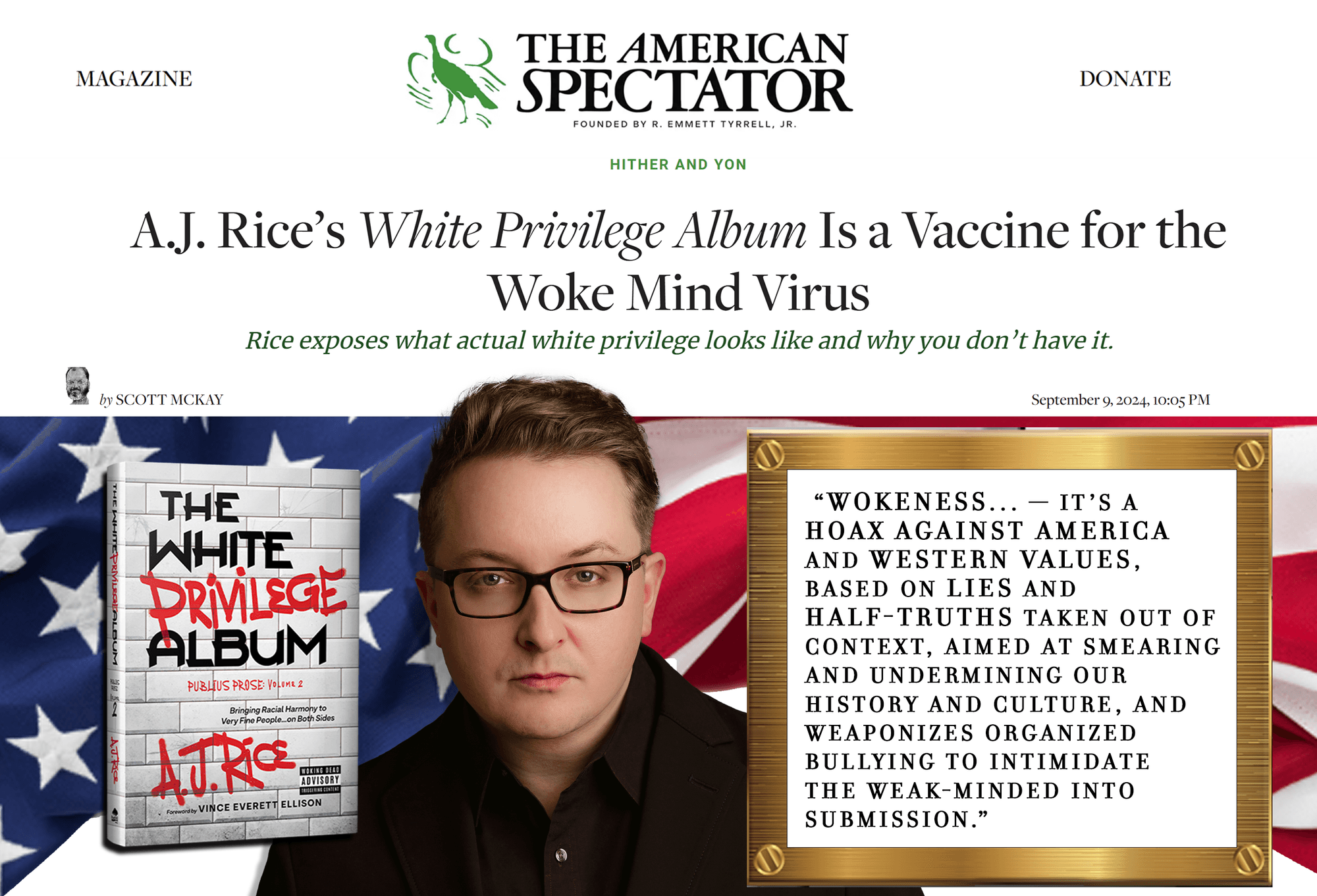 About - AJ RICE | Conservative PR CEO & Author