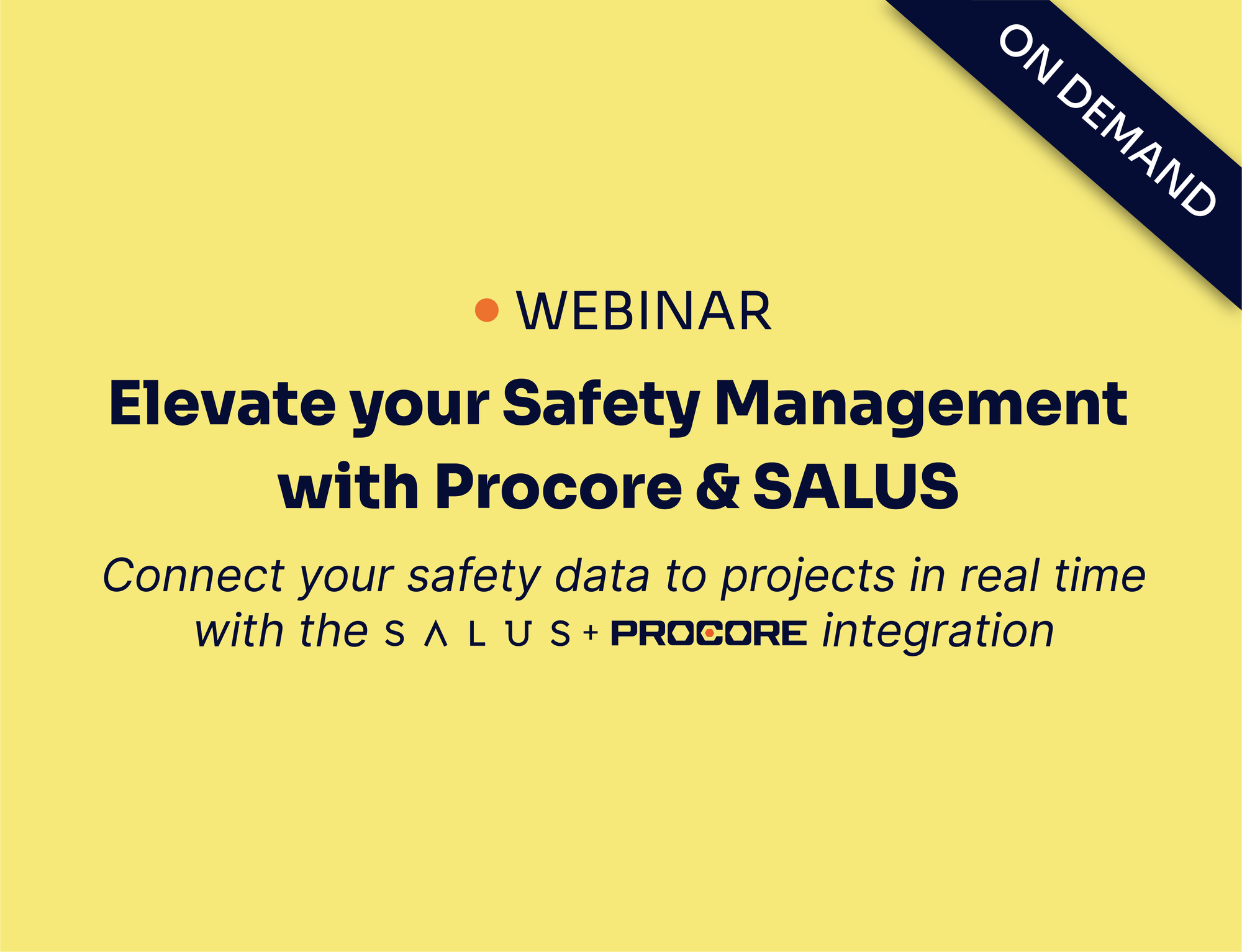 Elevate your Safety Management with Procore & SALUS | SALUS ...