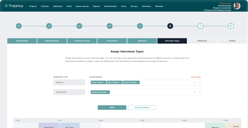 Thalamus | GME Residency Interview Scheduling Software
