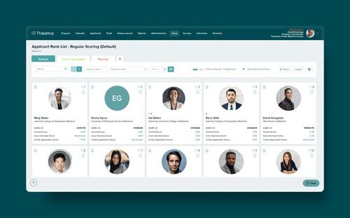 Thalamus Core | Revolutionize Your GME Interview Process