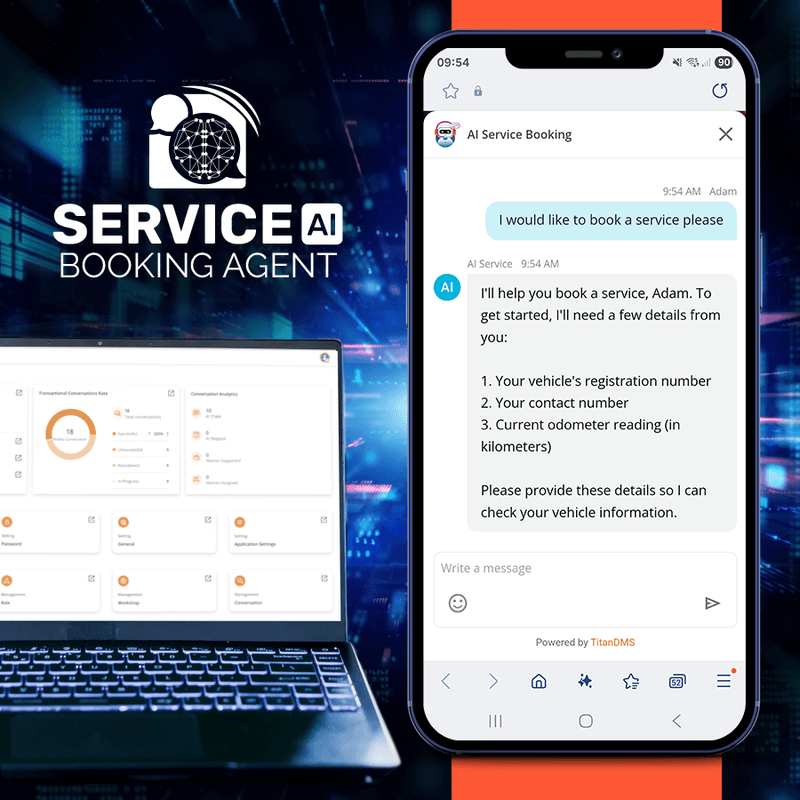 AI Service Booking Agent | News | Titan DMS Newsroom
