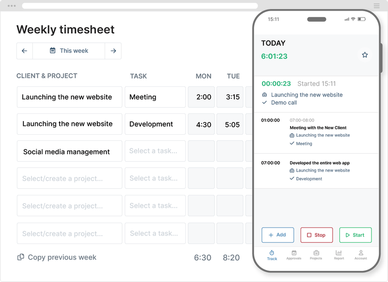 Time Tracking for Enterprises and Large Teams | My Hours