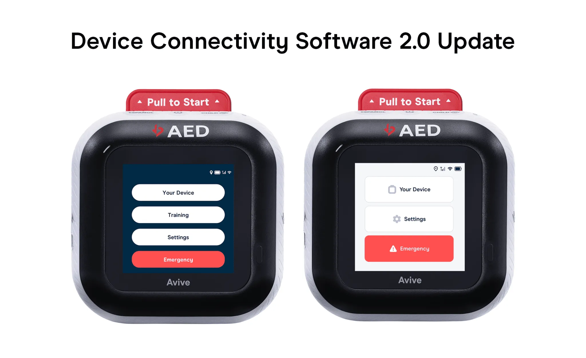 Avive - Avive Connect AED Software Update July 2024