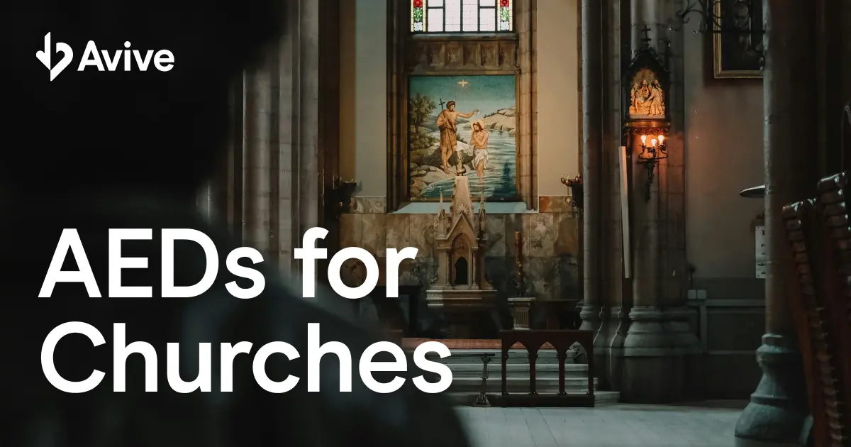 How churches can prepare for sudden cardiac arrest with AEDs.