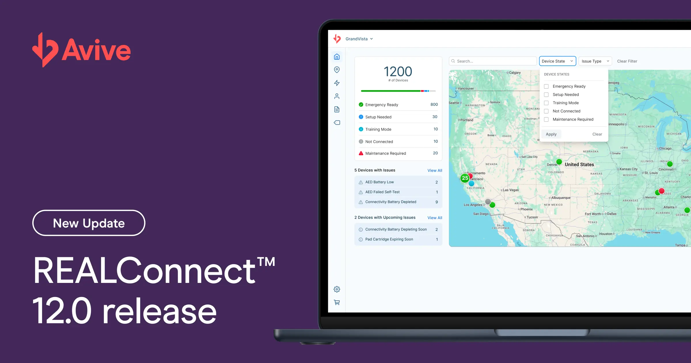 Avive REALConnect™ 12.0 Software Update