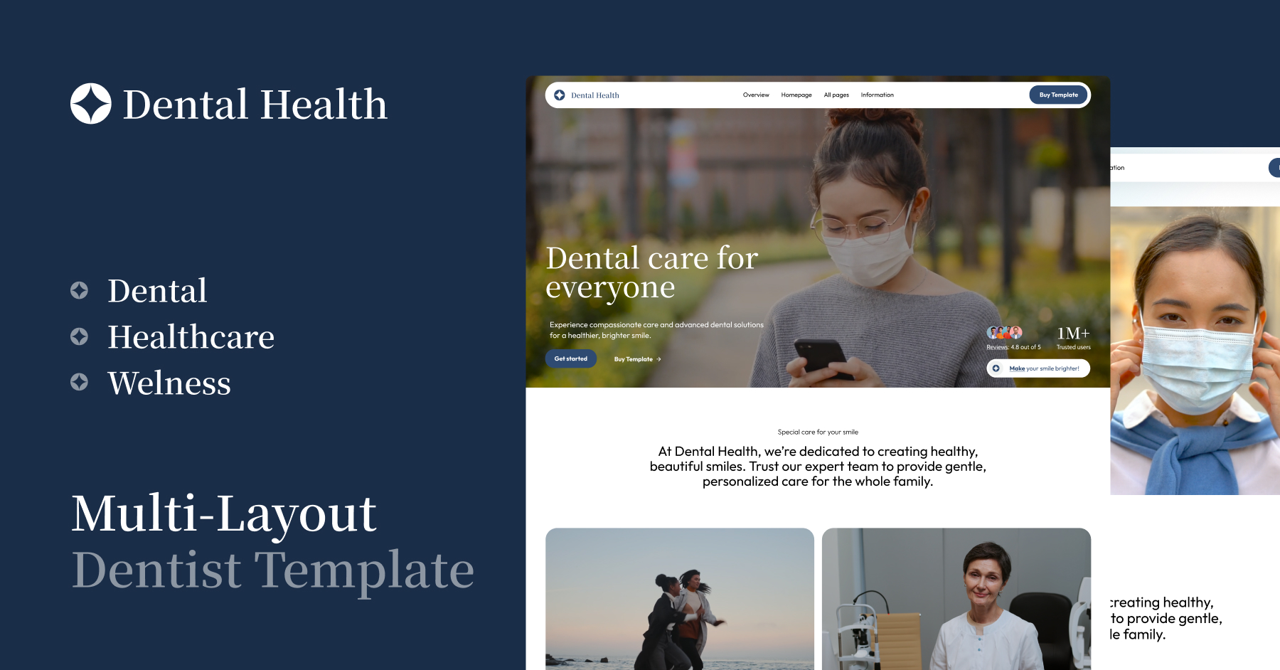 Contact B | Dental Health - Webflow Ecommerce website template
